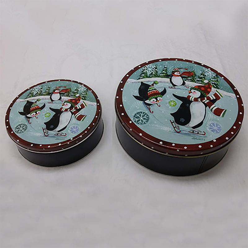 The Chicago Cookie Store - Maurice Lenell - Holiday Tins
